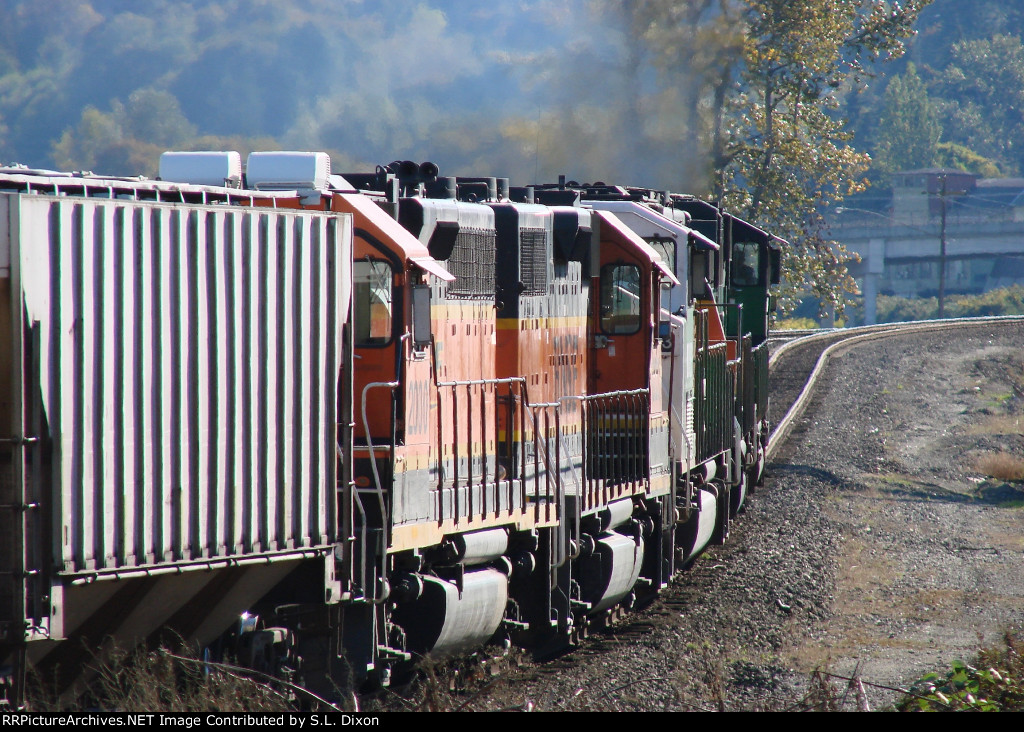 BNSF 1450 West on the SeaLine